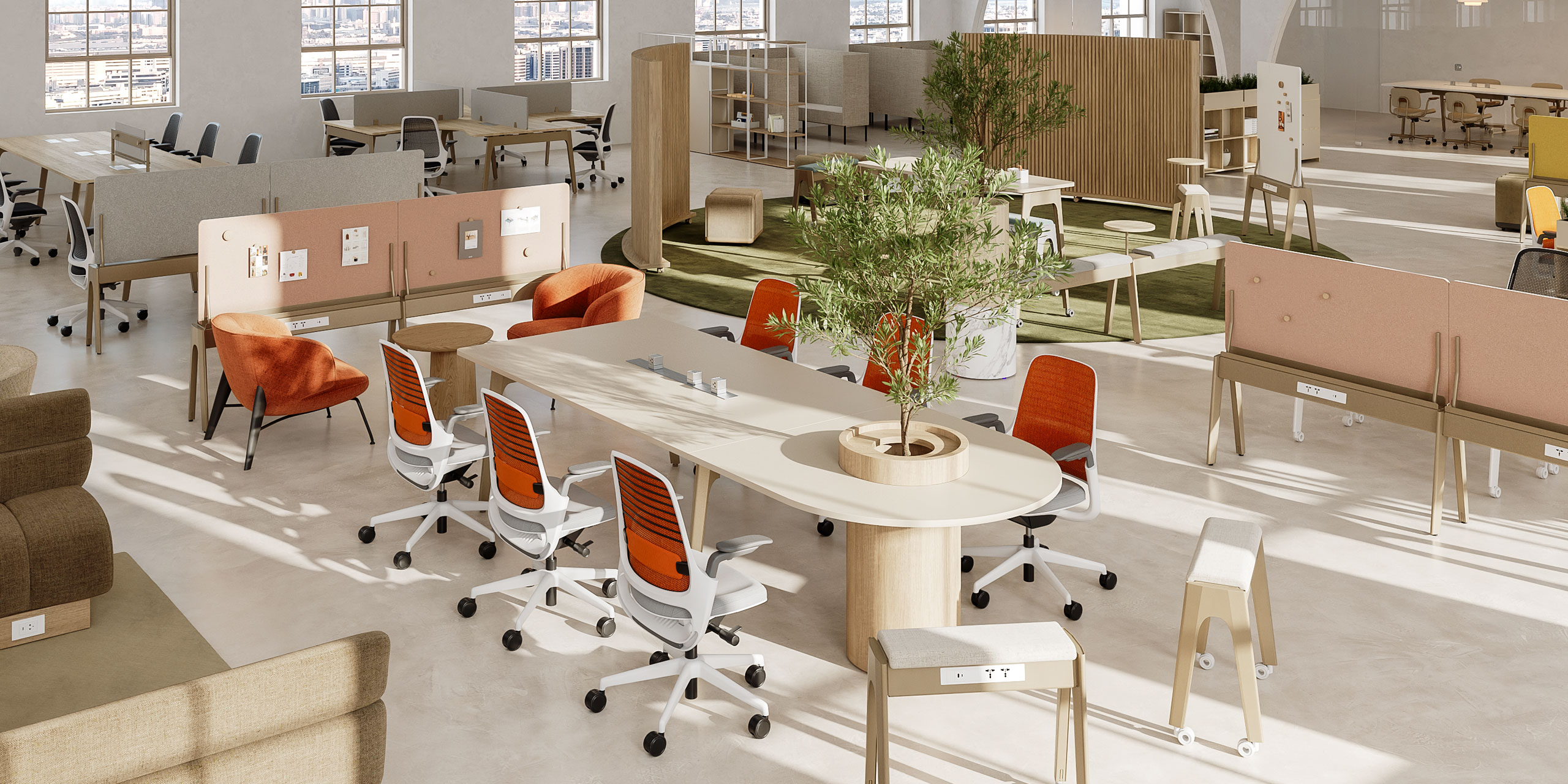 มากกว่าแค่โต๊ะทำงาน สร้างพื้นที่ทำงานที่ยืดหยุ่นด้วย Office Interior ...